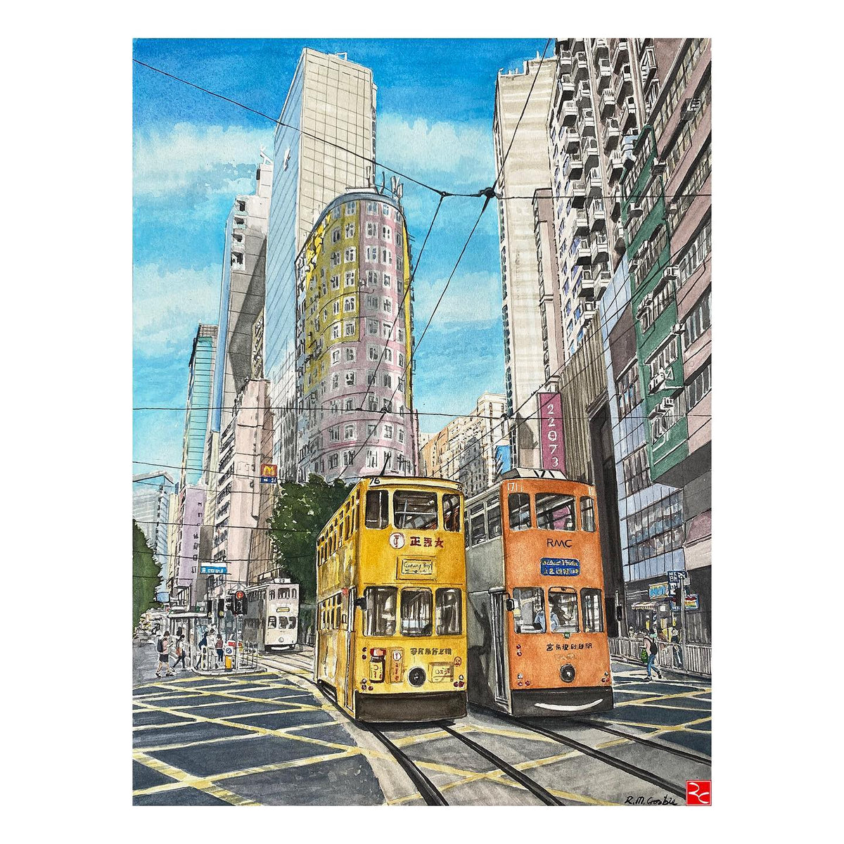 RICHARD CROSBIE ART A5 Art Print - Citrus Junction - The Tree ...