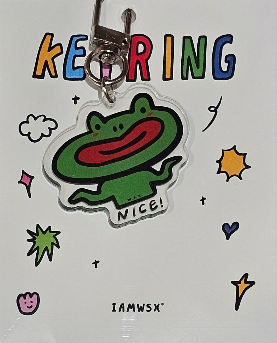 IAMWSX Keyring - Frog - The Tree Stationery & Co. – The Tree Stationery & Co. 大樹文房