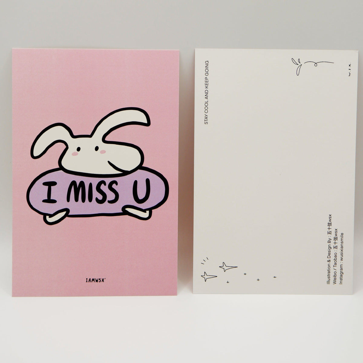 IAMWSX Postcard - Miss U_The Tree Stationery & Co. – The Tree ...