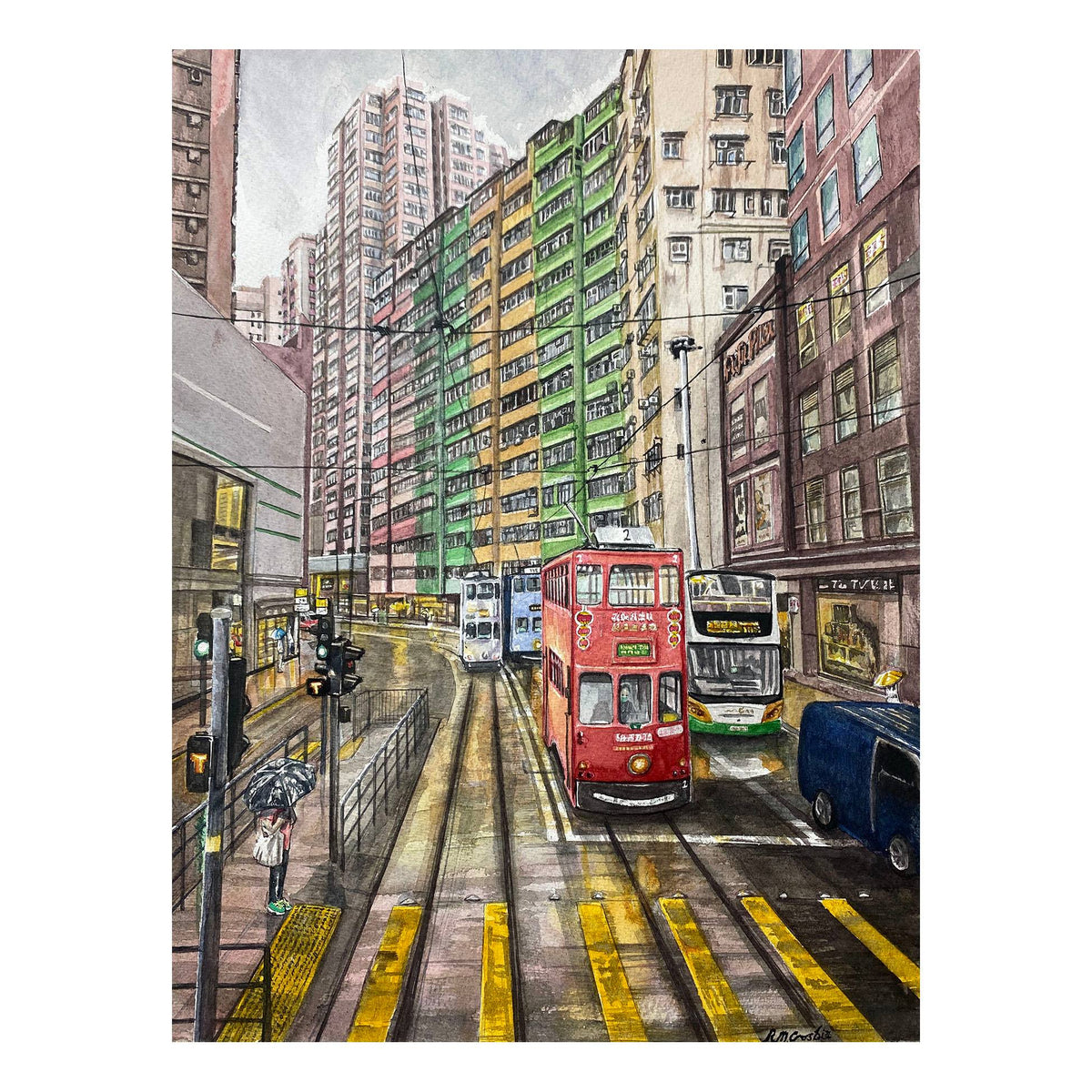 RICHARD CROSBIE ART A5 Art Print - Rainbow Junction - The Tree ...