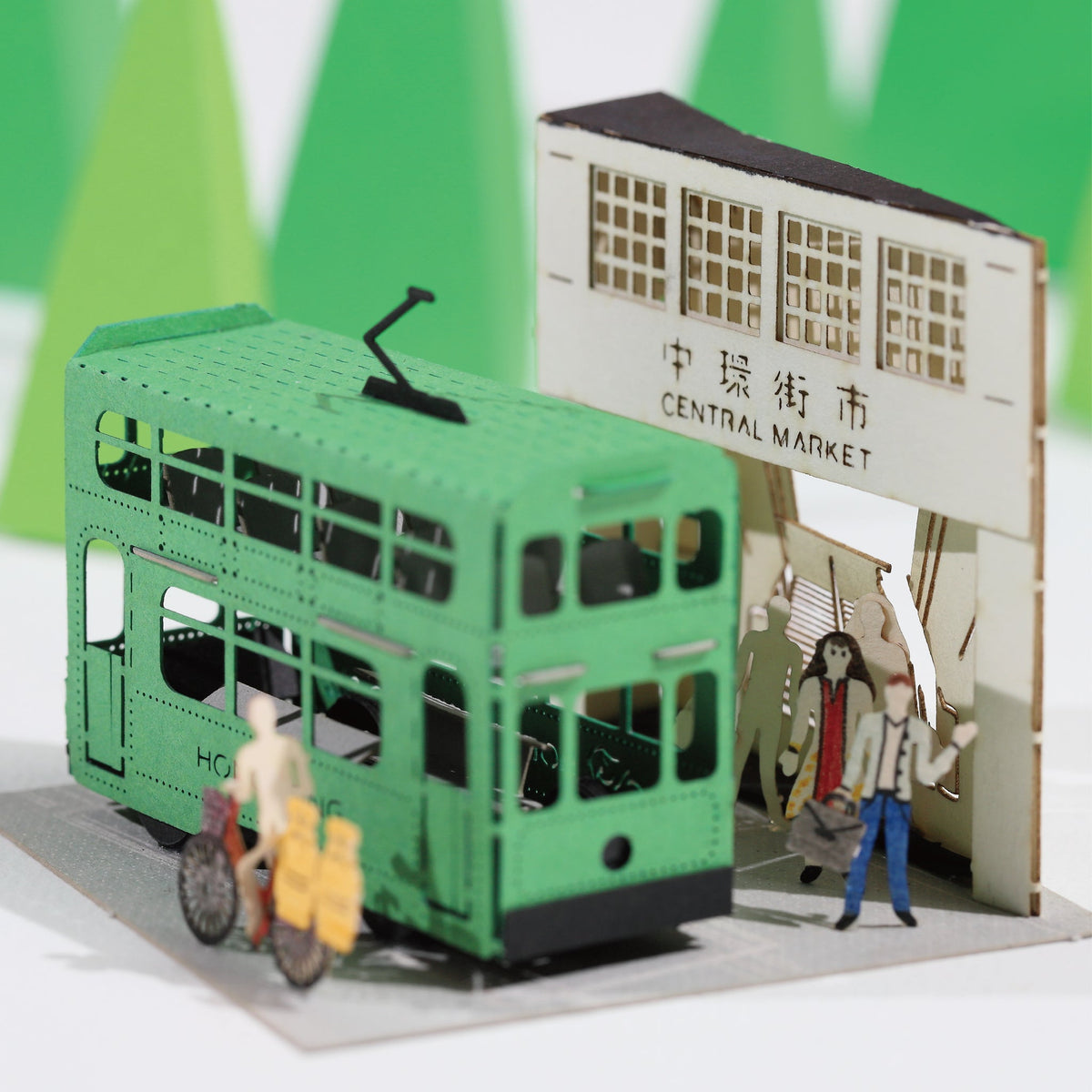 FINGERART Paper Art Model (HK Tram) - The Tree Stationery & Co. – The ...