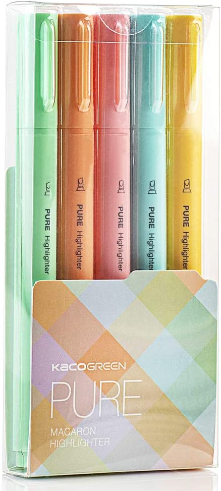 KACO PURE Macaron Highlighter (Set of 5) - The Tree Stationery & Co ...
