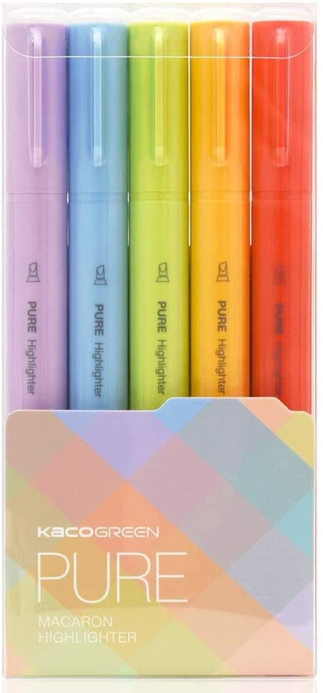 KACO PURE Macaron Highlighter II (Set of 5) - The Tree Stationery & Co ...