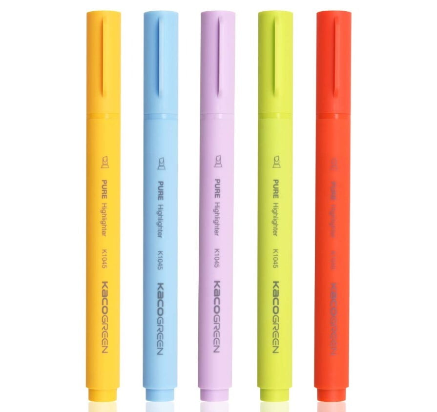 KACO PURE Macaron Highlighter II (Set of 5) - The Tree Stationery & Co ...